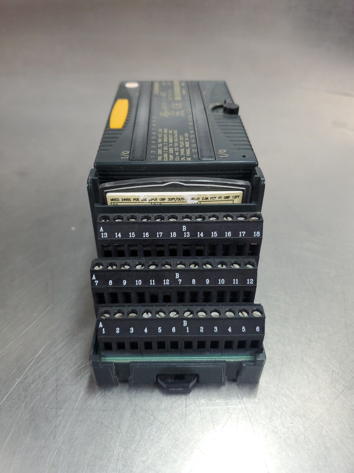 GE Fanuc IC200MDD840 Discrete Mixed 24VDC I/O Module. 3D-1 – Palmetto Automation Inc.