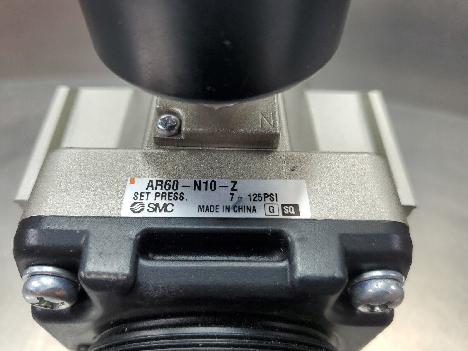 SMC AR60-N10-Z Set Press 7-125 PSI REGULATOR Module w/MOUNTING RAIL. 6 ...