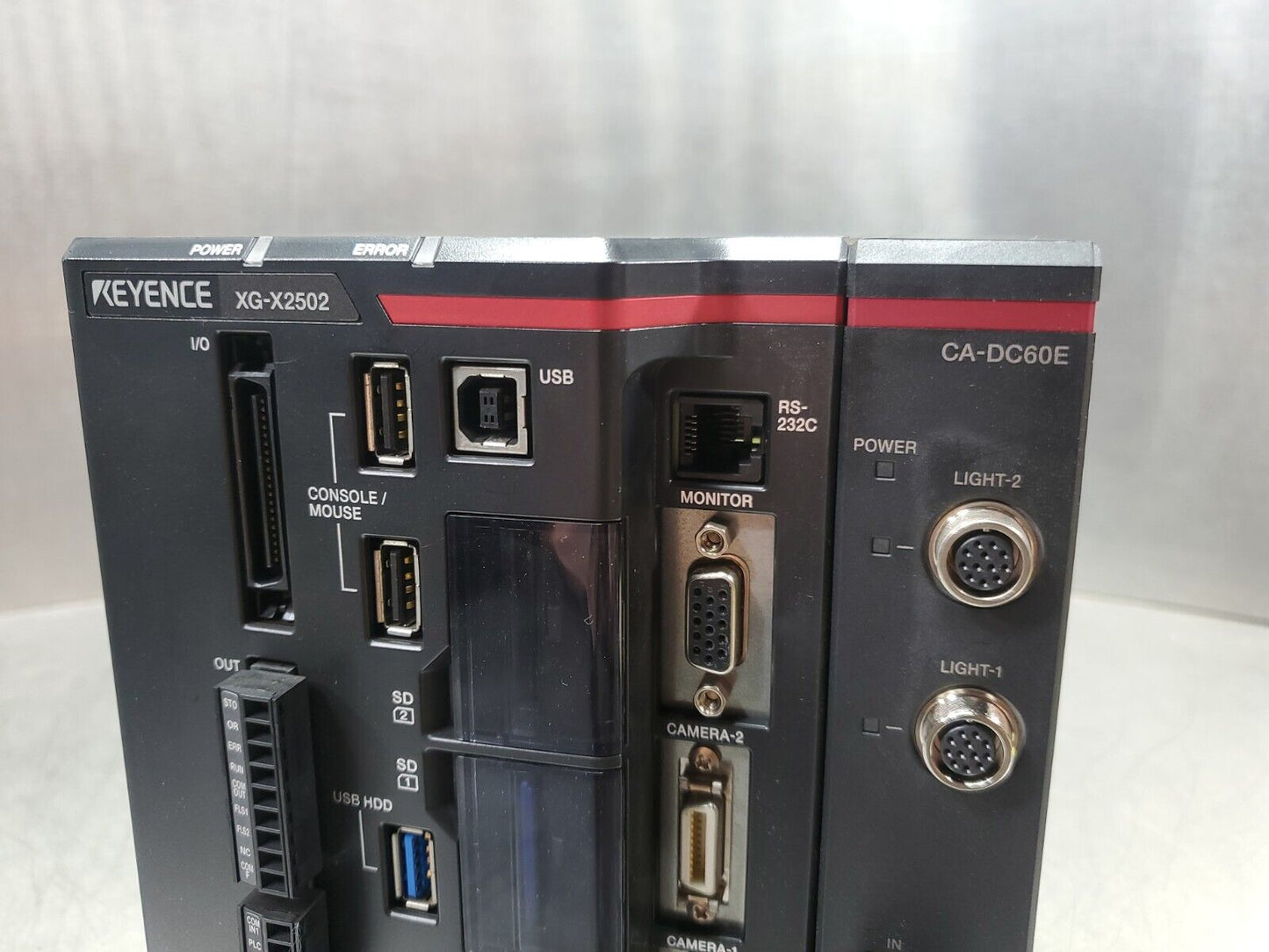 Keyence XG-X2502 Multi-Camera Image Controller System w/CA-DC60E. 3C-9 ...