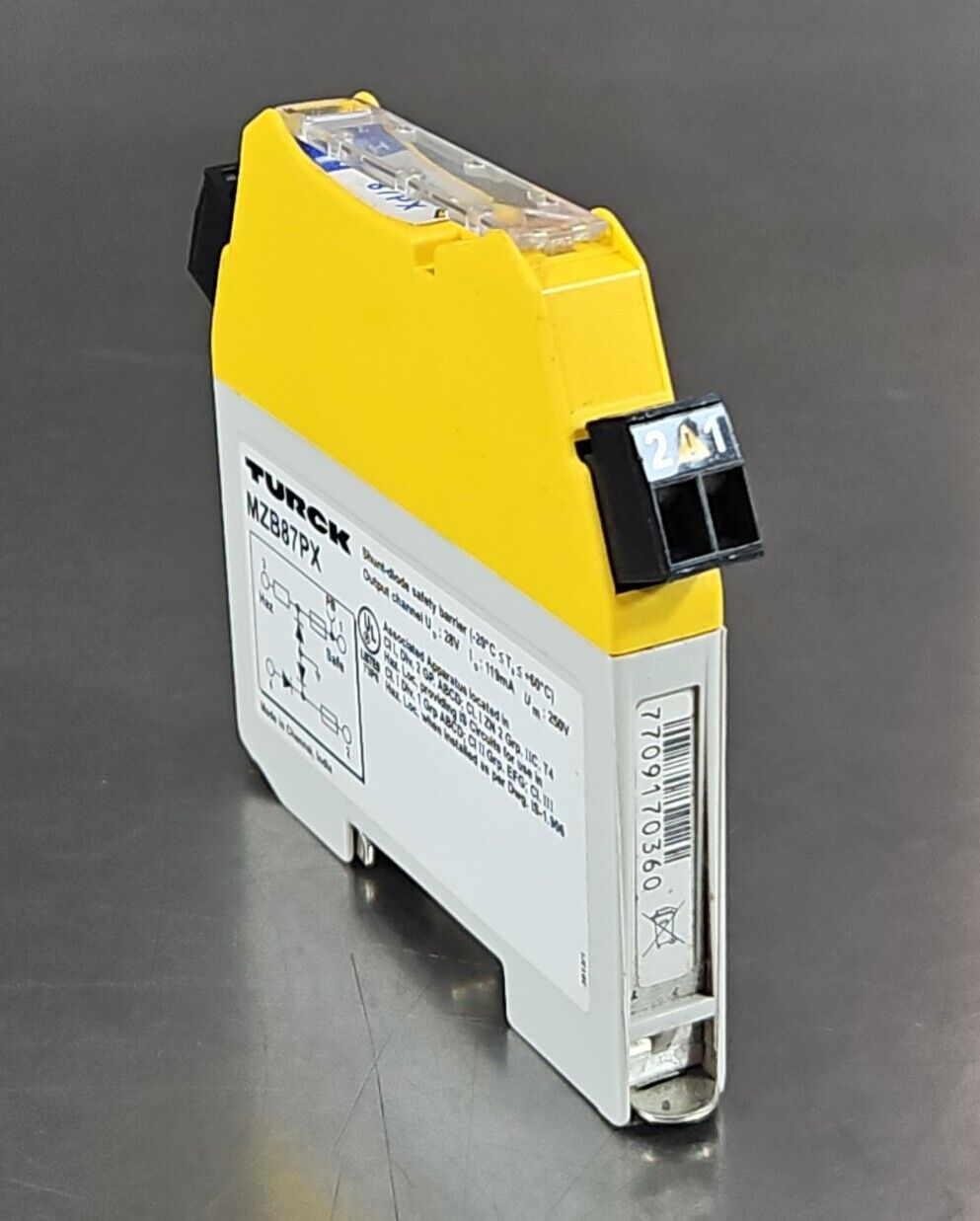 TURCK MZB87PX Positive Potential DC Diode Reverse Barrier. 3B-19 ...