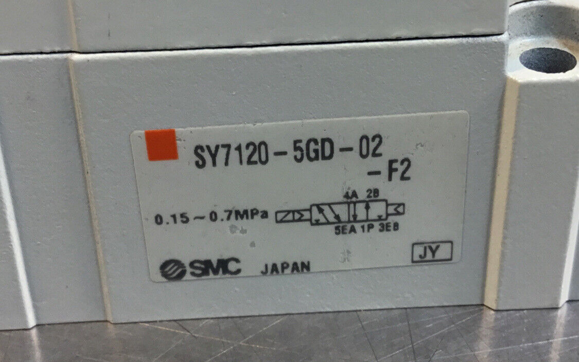 SMC SY7120-5GD-02-F2 Solenoid 0.15-0.7MPa Loc.6A – Palmetto Automation Inc.