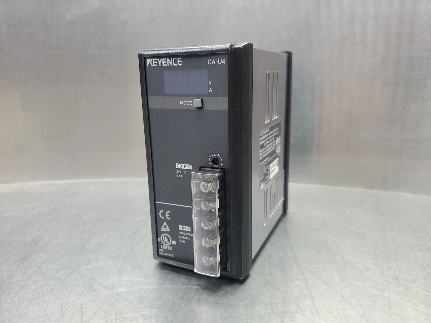 KEYENCE CA-U4 24VDC 6.5A Switching Power Supply. 3B-9 – Palmetto Automation Inc.