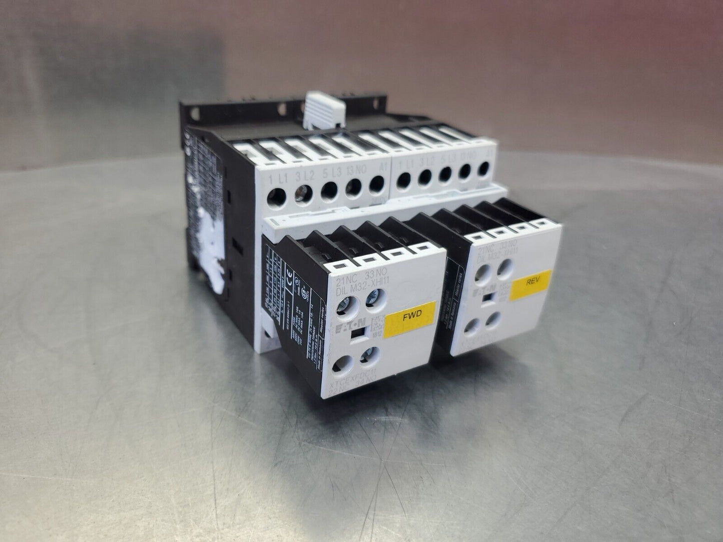 Eaton DIL M7-10 XTCE007B10 M007B Contactor w/DIL M32-XHI11 Module. 4E- – Palmetto Automation Inc.