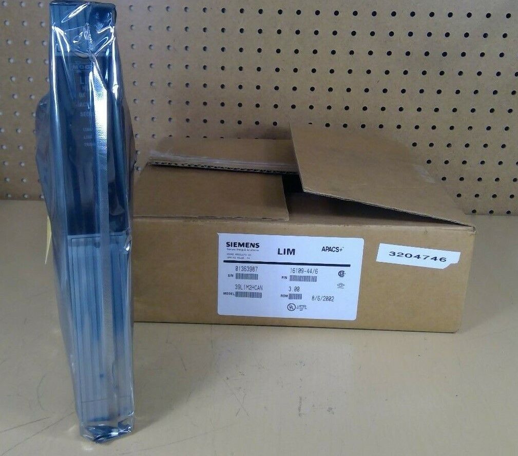Siemens / Moore Products 39LIM2HCAN LIM Link Interface Module APACS+ 3 ...