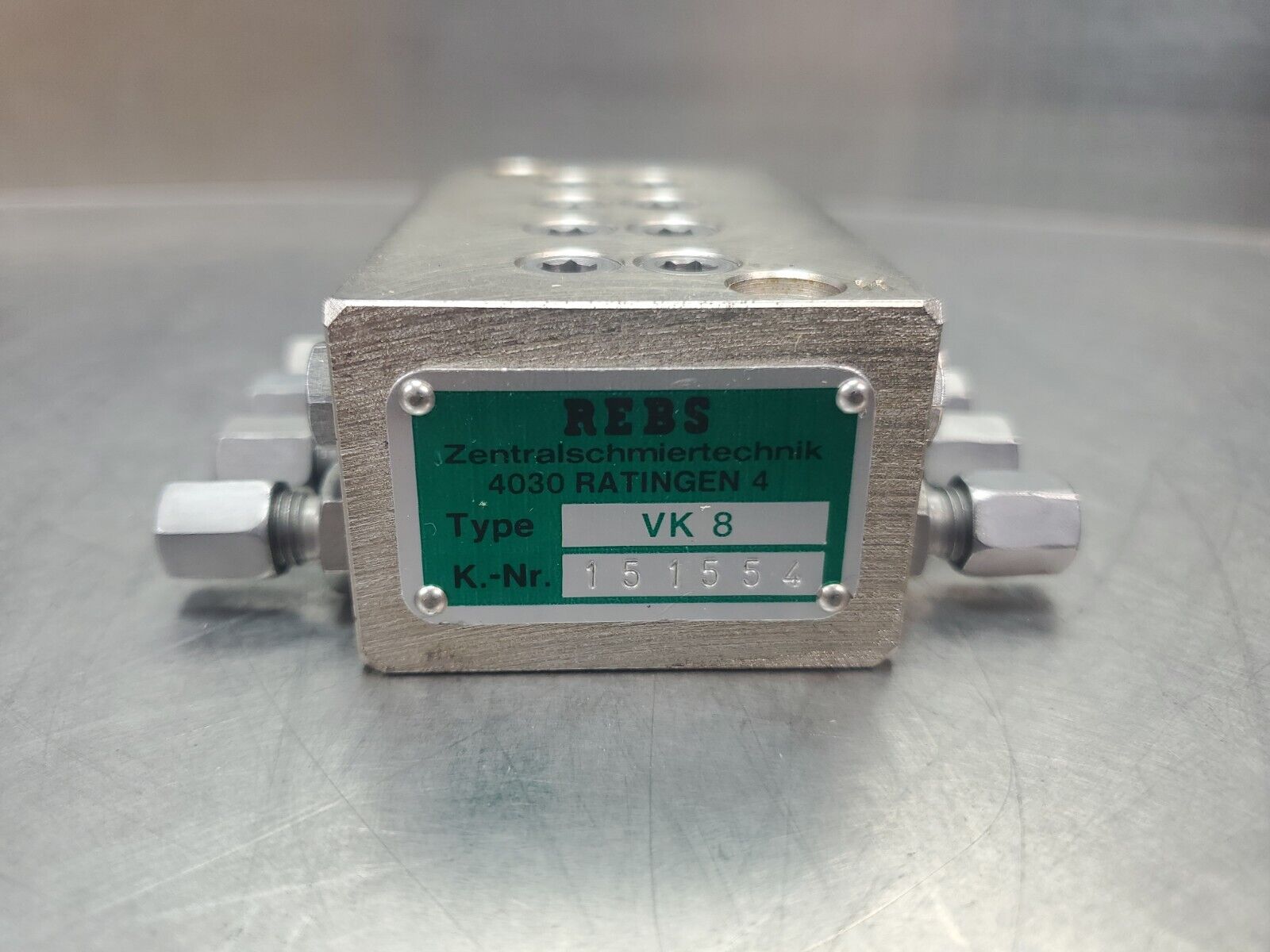 REBS Type VK8 Manifold Module. 6D – Palmetto Automation Inc.